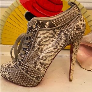 Christian Louboutin | Shoes | Authentic Python Christian Louboutin Size ...